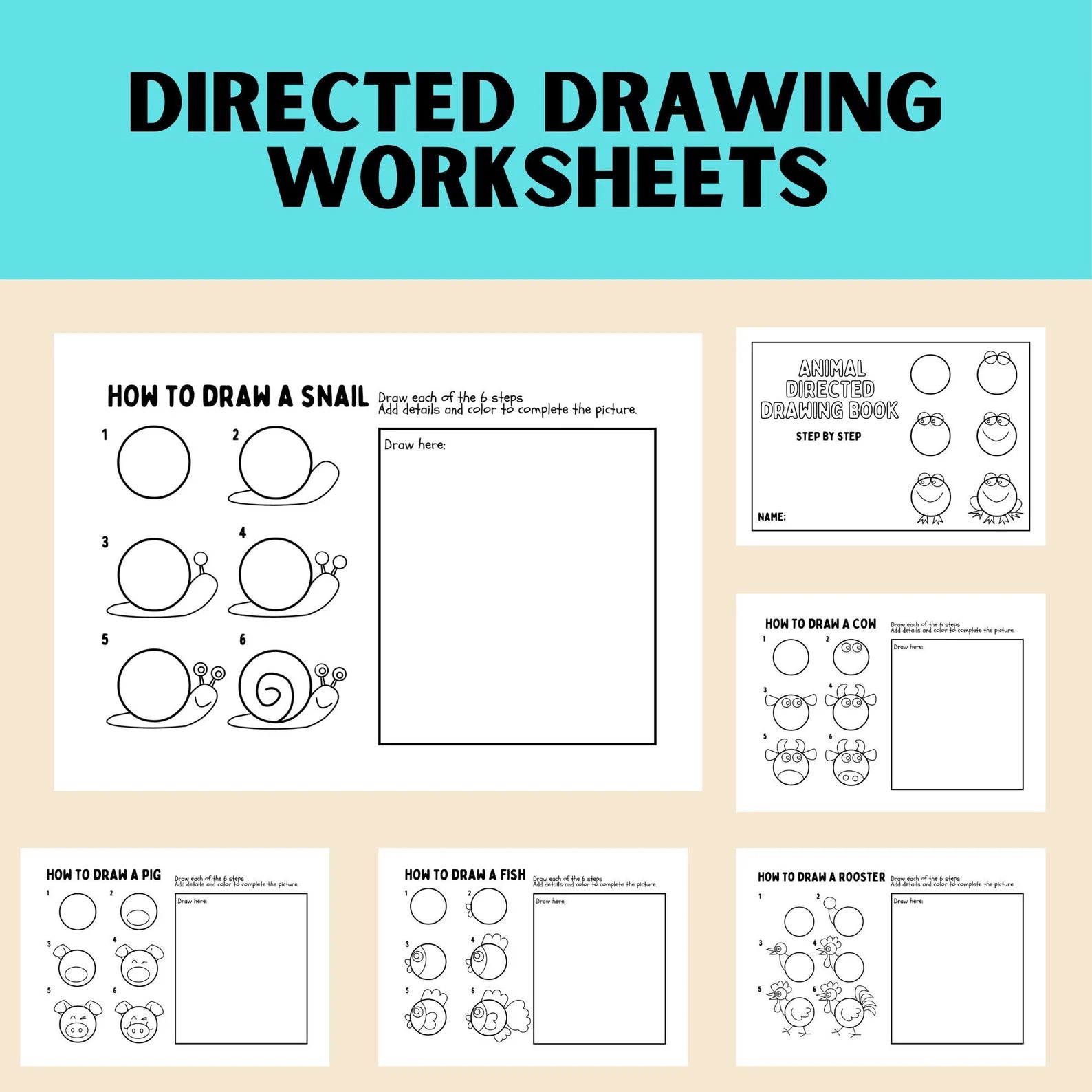One-Page Crafts & Guided Drawing Activities – My Nerdy Tutor